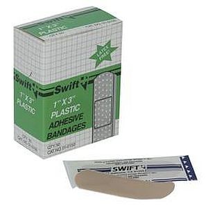 Plastic Bandage Strips 1 x 3
