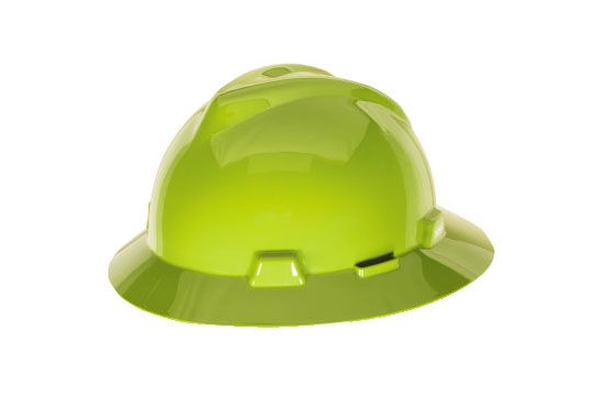 MSA V-Gard Full Brim Hard Hat with One Touch Suspension